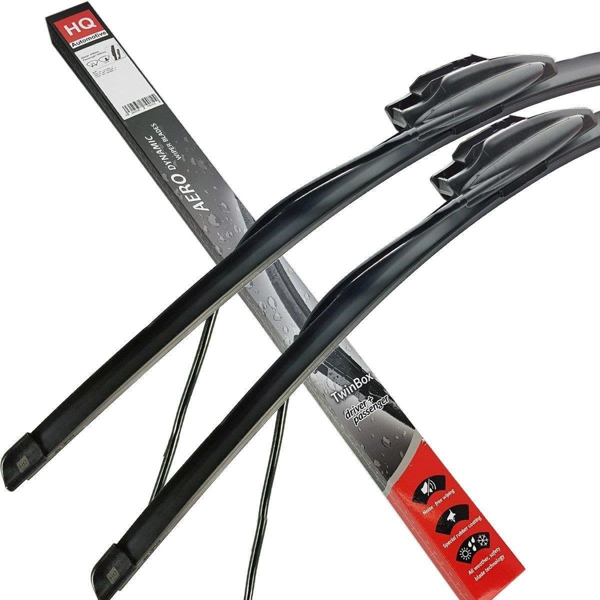 NISSAN Interstar 2002-2010 Front Flat Wiper Blades with Built-in WASHER ...